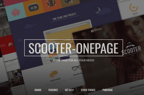 Scooter - One Page Multi-Purpose Theme - I.T. For Less